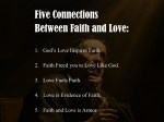 5 Connections Between Faith & Love – SUPPLY OF GRACE
